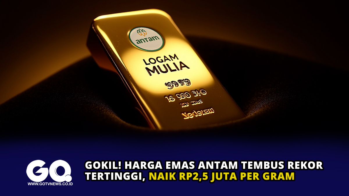 Gokil! Harga Emas Antam Tembus Rekor Tertinggi, Naik Rp2,5 Juta per ...